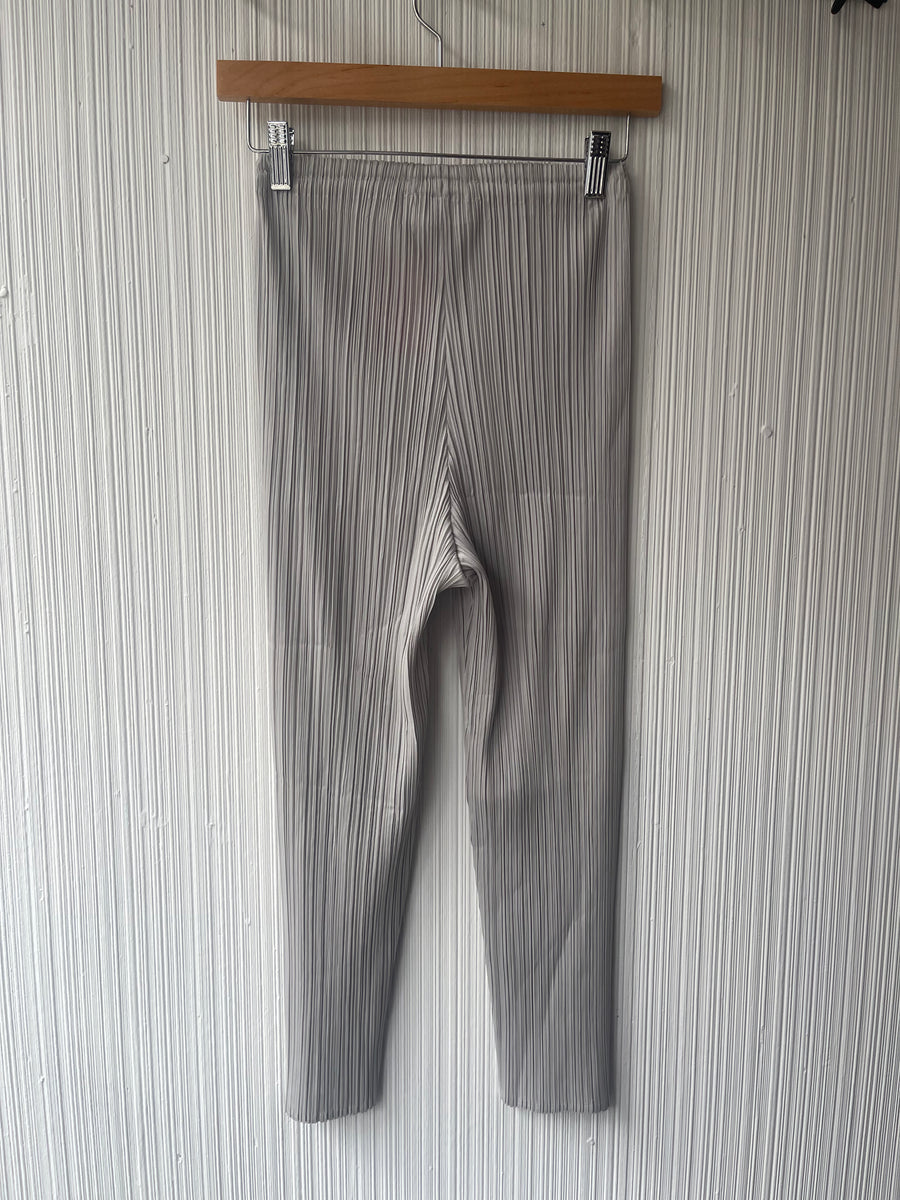 Issey Miyake Pleats Please grey pants – Moore Vintage Archive