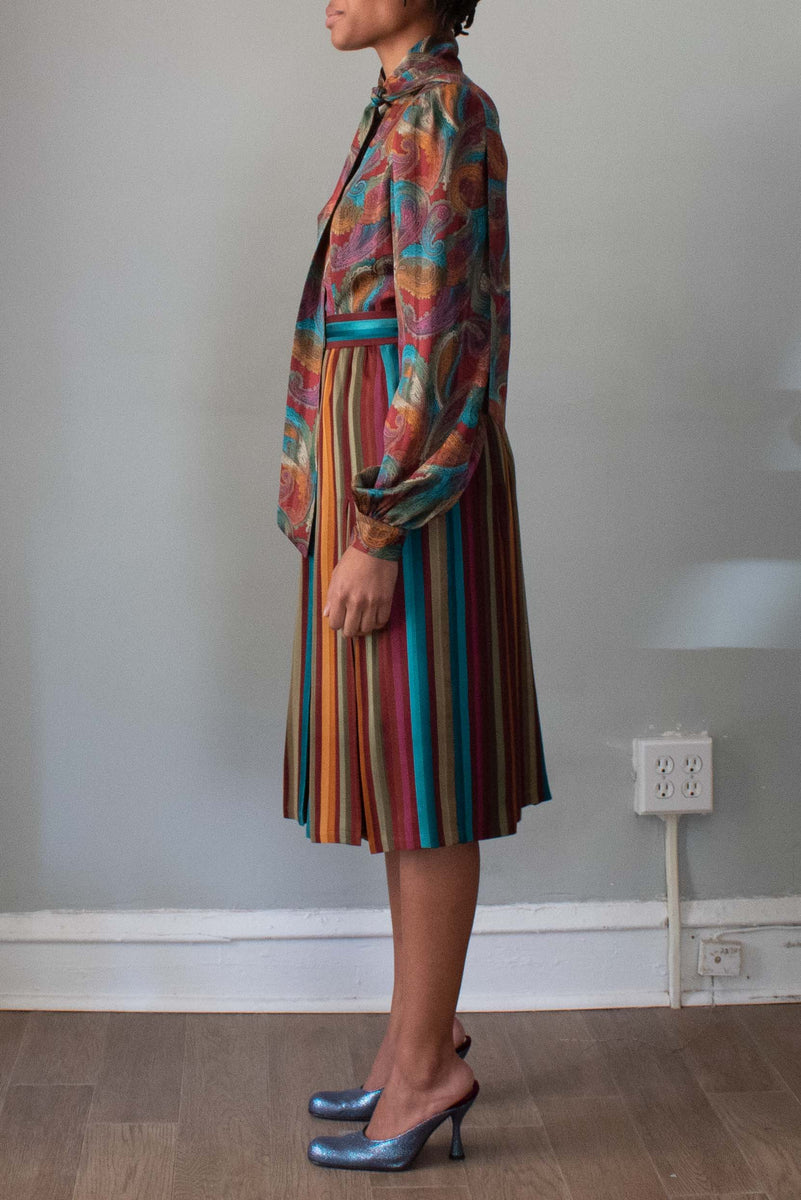 Odicini Paisley Culotte Set – Moore Vintage Archive