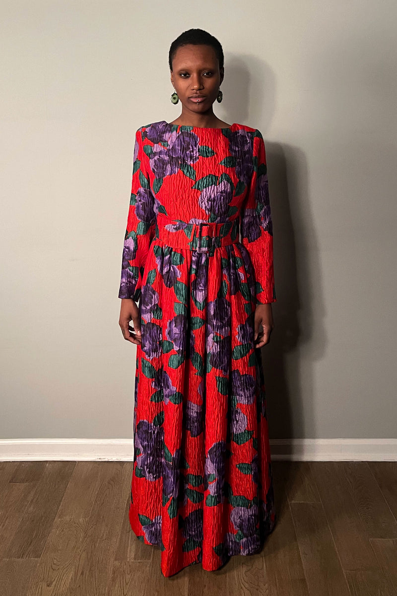 Helga Vintage Floral Gown – Moore Vintage Archive