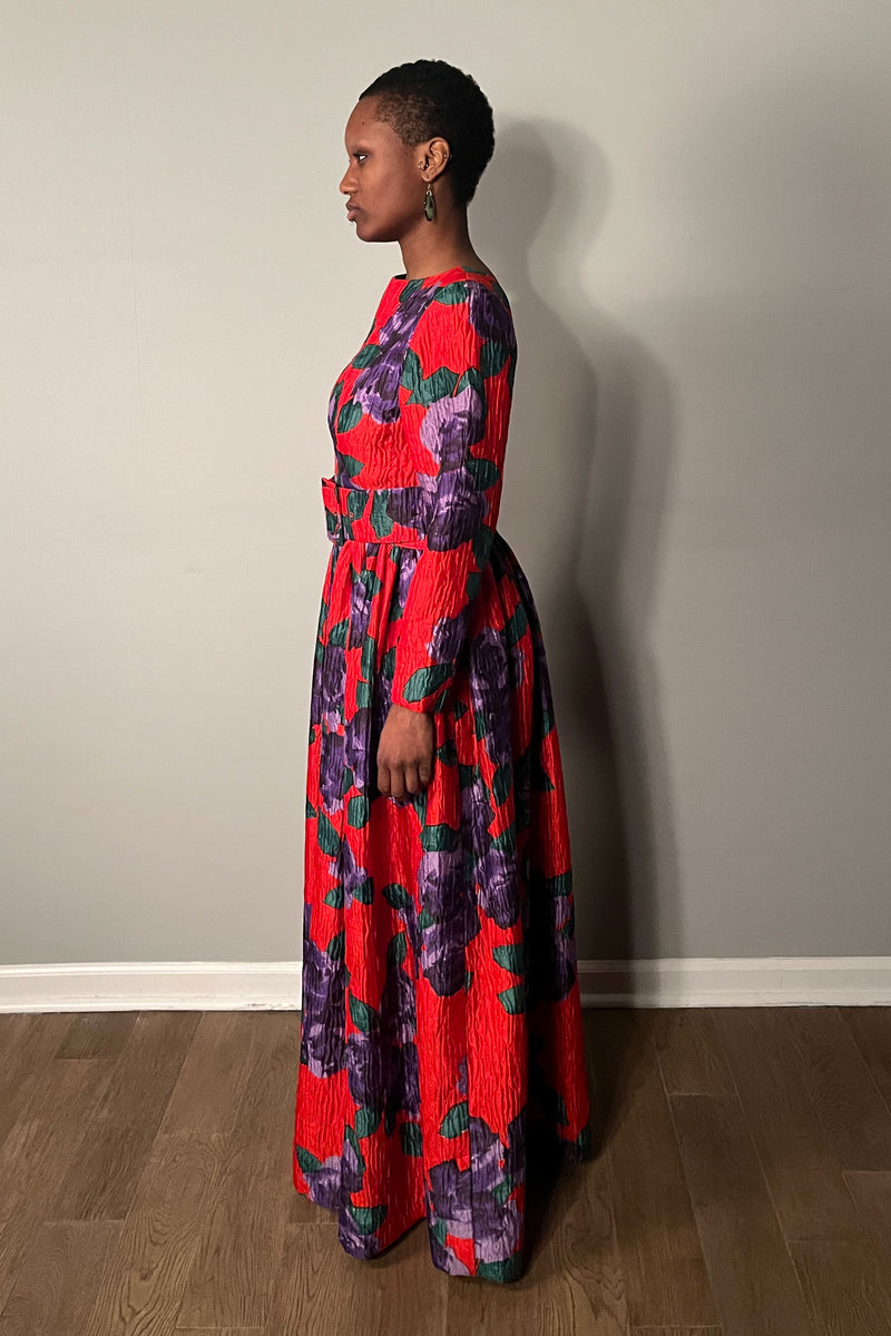 Helga Vintage Floral Gown – Moore Vintage Archive