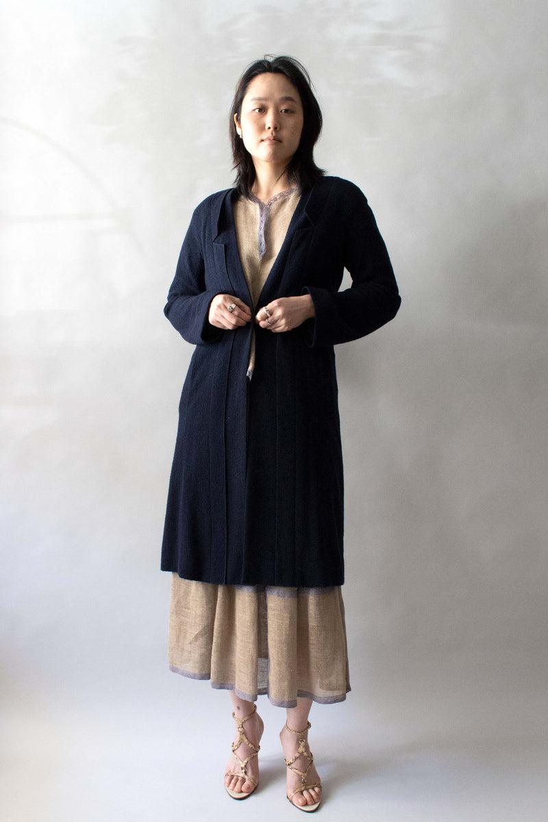 Chanel Navy Cotton Blend Jacket – Moore Vintage Archive
