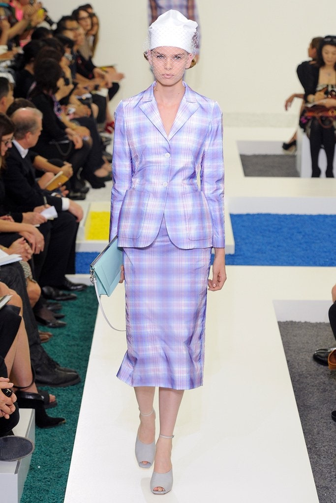 Raf Simons for Jil Sander rainbow plaid nylon blazer – Moore Vintage ...